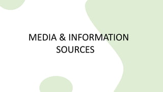 MIL- Media and information literacy chap 5 | PPT