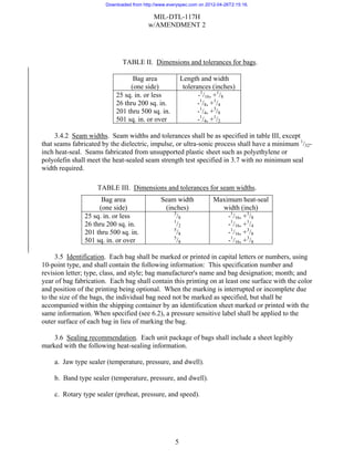 Mil dtl-117 h-amendment-2 military packaging | PDF