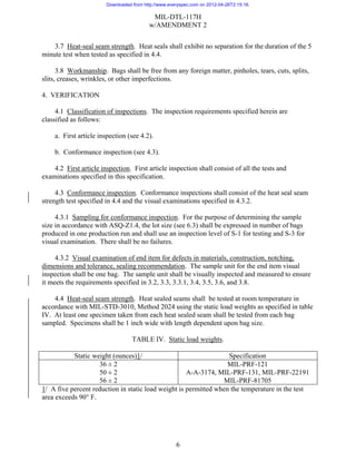 Mil dtl-117 h-amendment-2 military packaging | PDF
