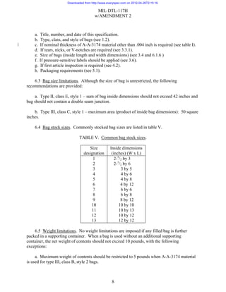Mil dtl-117 h-amendment-2 military packaging | PDF
