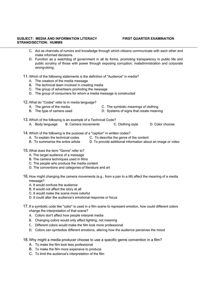 Media and Information Literacy-FIRST-QUARTER-EXAM MIL.docx