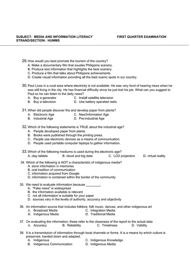 Media and Information Literacy-FIRST-QUARTER-EXAM MIL.docx