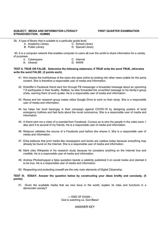 Media and Information Literacy-FIRST-QUARTER-EXAM MIL.docx