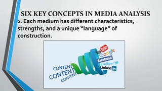 Media and Information Literacy (MIL) 4.MIL Media Literacy (Part 2)- Key ...