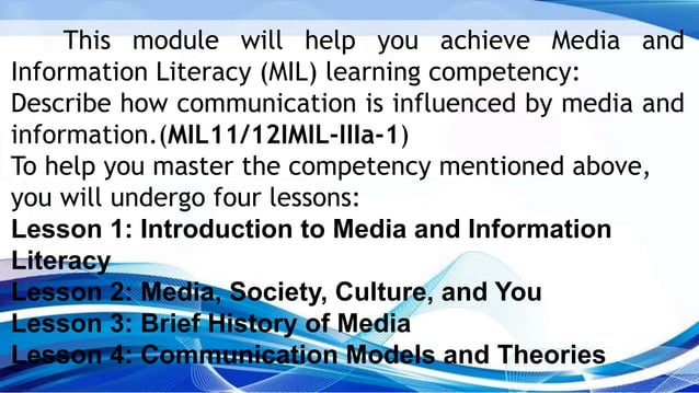 MIL-LESSON1.pptx | Internet for Beginners | Internet