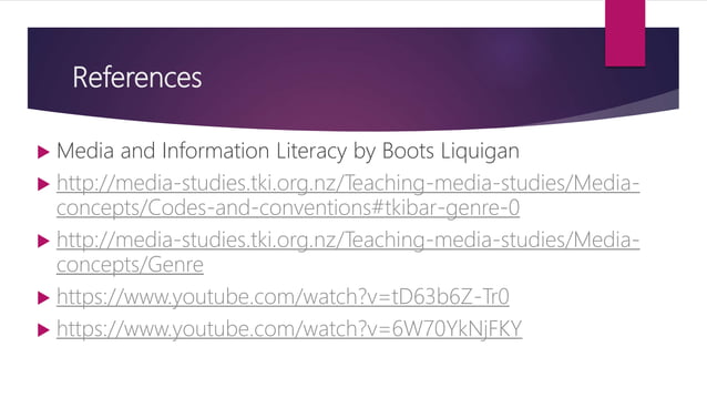 Media and Information Literacy (MIL) - 6. Media and Information ...