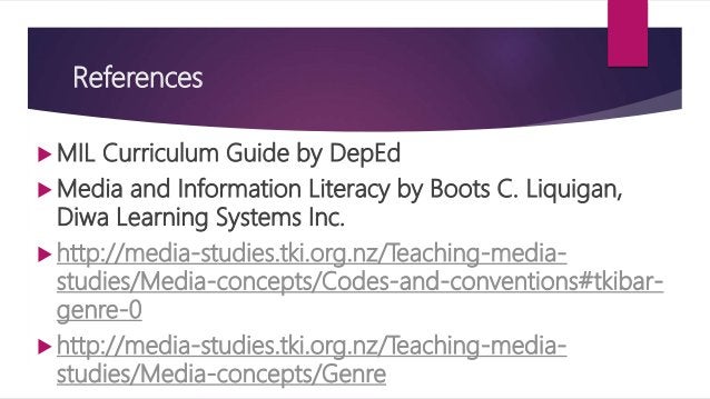 Media and Information Literacy (MIL) - 6. Media and Information ...
