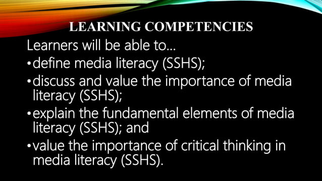 Media and Information Literacy (MIL) Types of Media (Part 1)- Types of ...