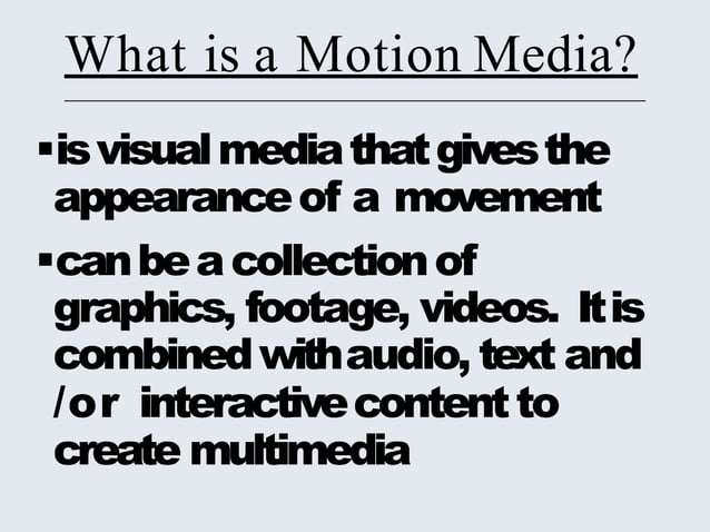 MIL-MOTION.pptx | Free Download