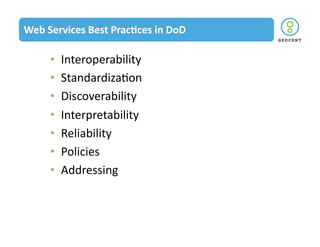 Importance of WS-Addressing and WS-Reliability in DoD Enterprises | PDF