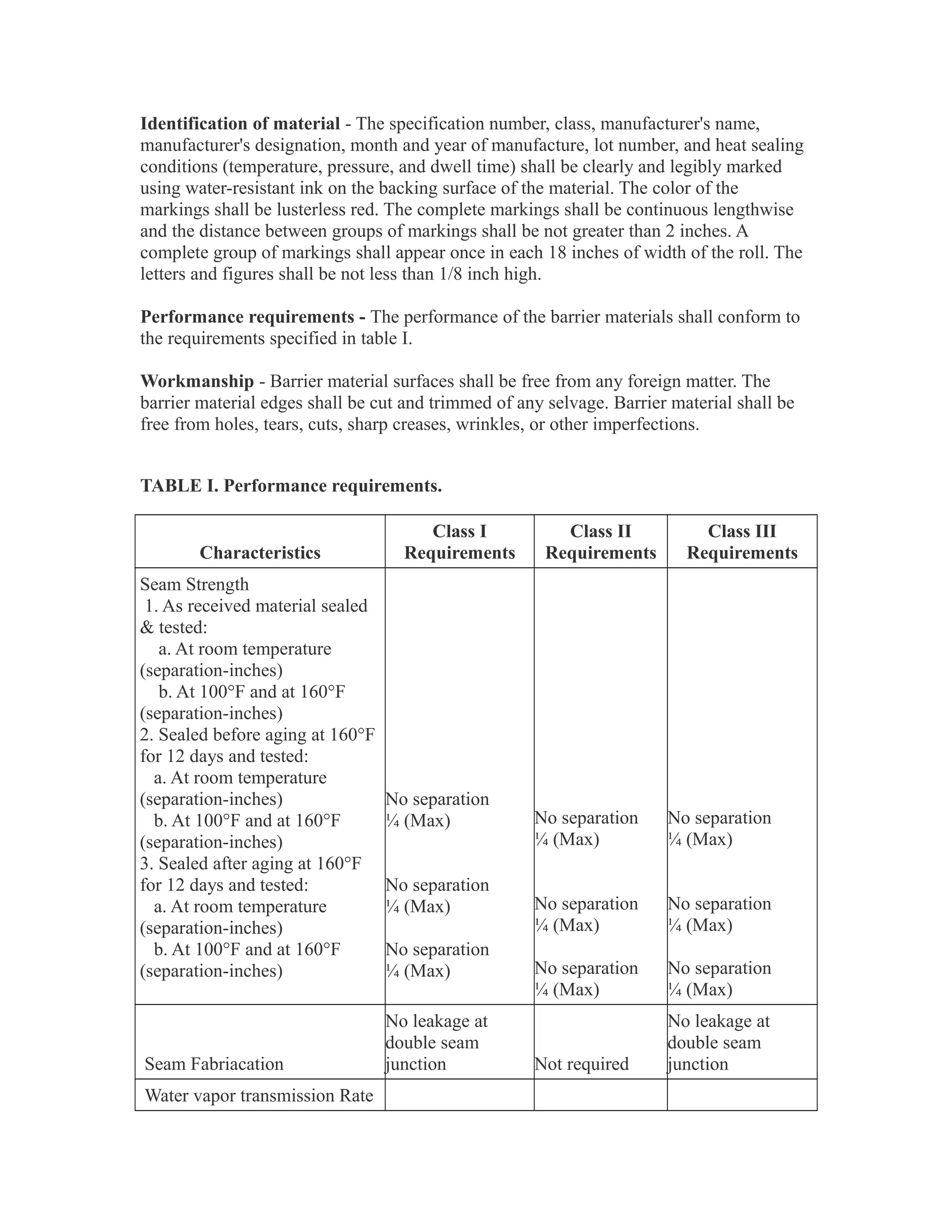 MIL-PRF-131 Materials & Performance Specifications | DOC