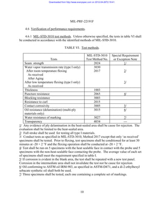 Mil prf-22191 f military packaging | PDF