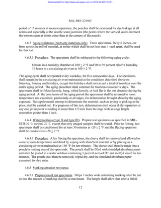 Mil prf-22191 f military packaging | PDF