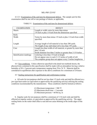 Mil prf-22191 f military packaging | PDF