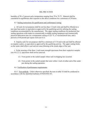 Mil prf-81705 d military packaging | PDF