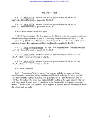 Mil prf-81705 d military packaging | PDF
