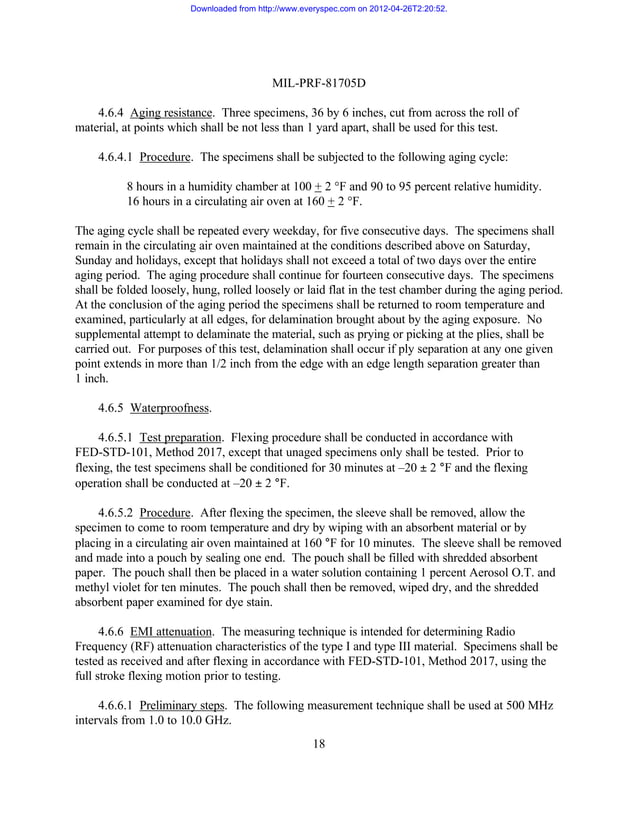 Mil prf-81705 d military packaging | PDF