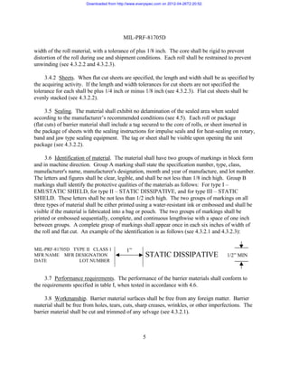 Mil prf-81705 d military packaging | PDF