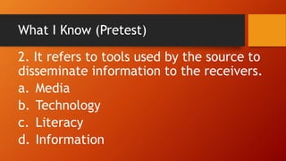 MIL - Role of Media in the communication process.pptx