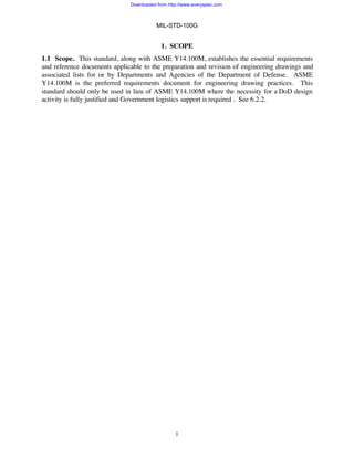 Mil std-100 g | PDF