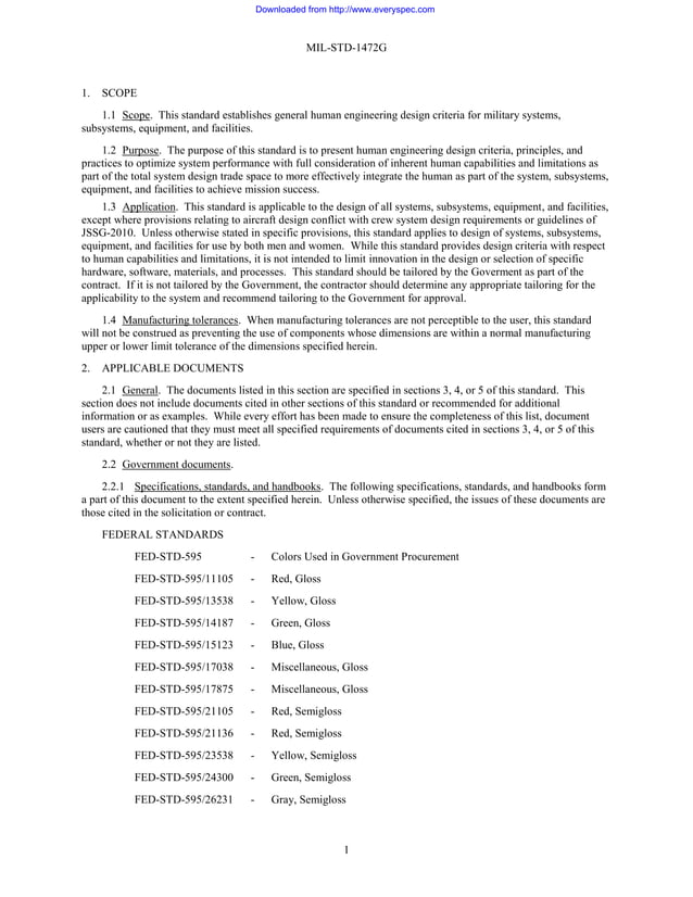 Mil std-1472 g | PDF