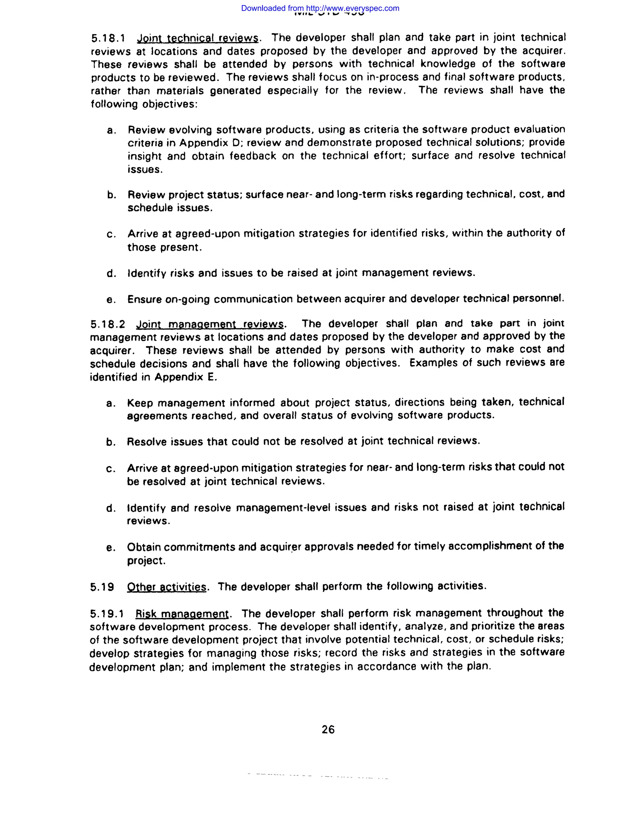 MIL-STD-498:1994 | PDF