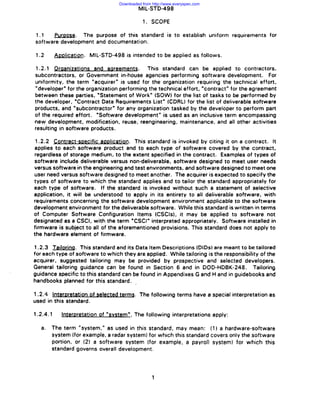 MIL-STD-498:1994 | PDF