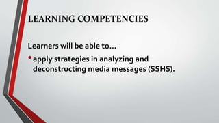 Media and Information Literacy (MIL) 4. Types of Media (Part 3 ...