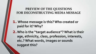 Media and Information Literacy (MIL) 4. Types of Media (Part 3 ...