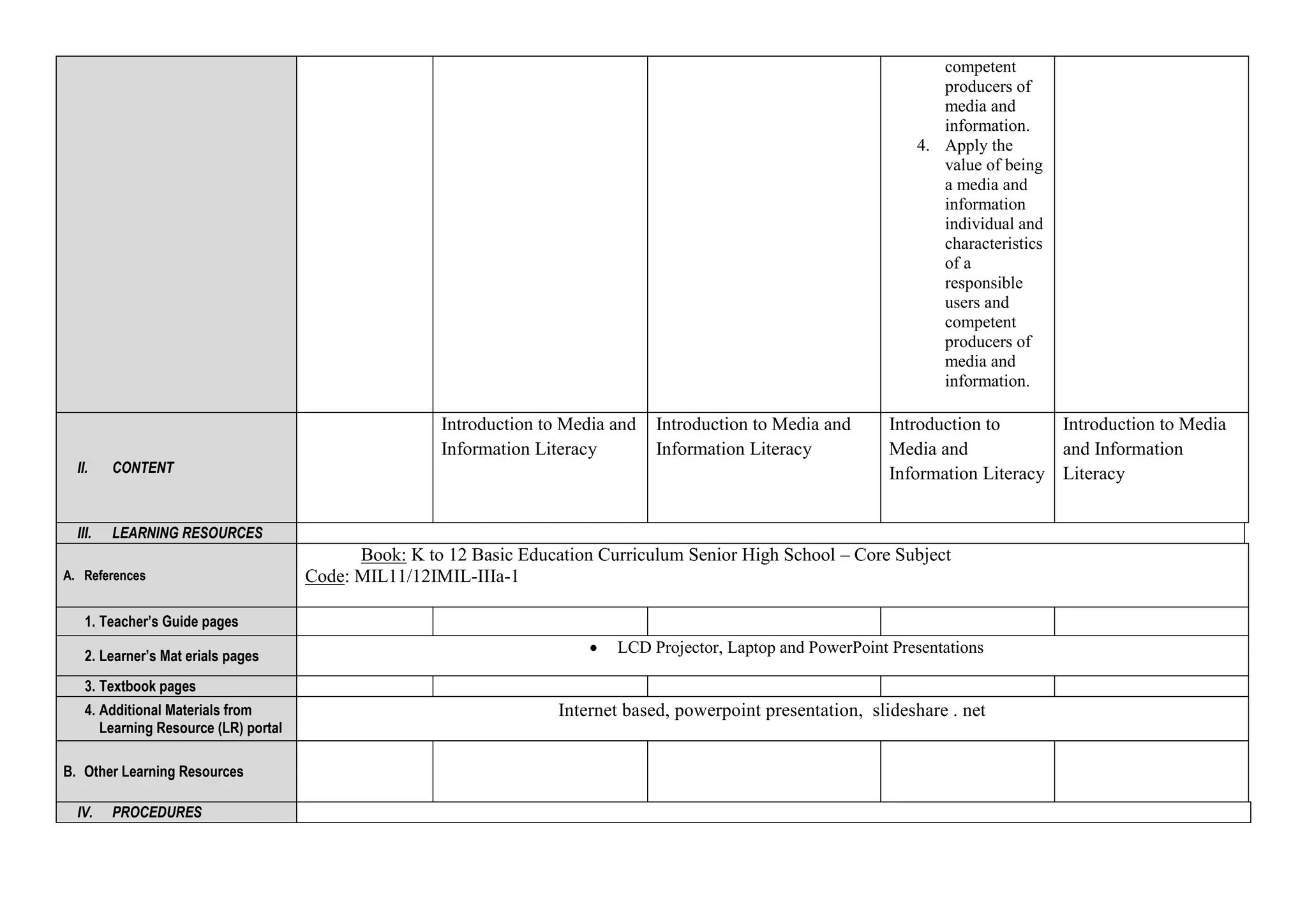 Media and Information Literacy Studiesss | DOCX | Education