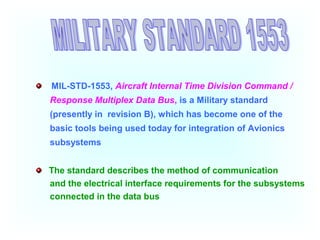 data bus Mil1553 b | PPT