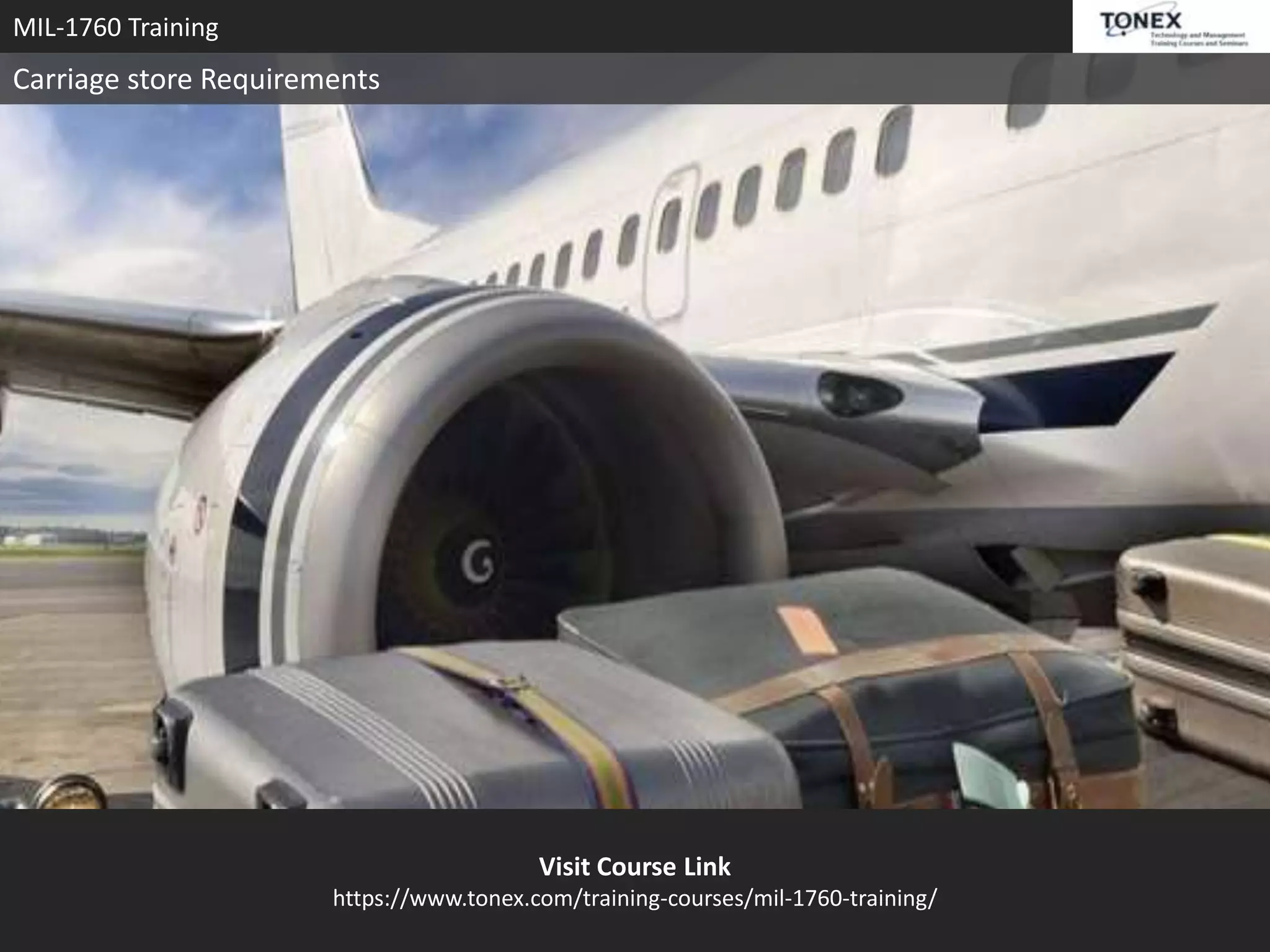 MIL-1760 Aerospace & Defense Engineering Training : Tonex Training | PPT