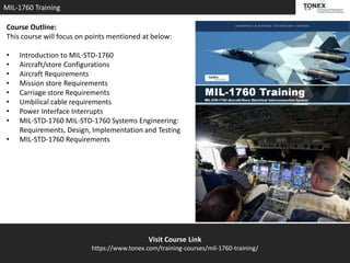 MIL-1760 Aerospace & Defense Engineering Training : Tonex Training | PPTX