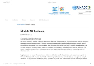 MIL for Teachers Module 10: Audience | PDF