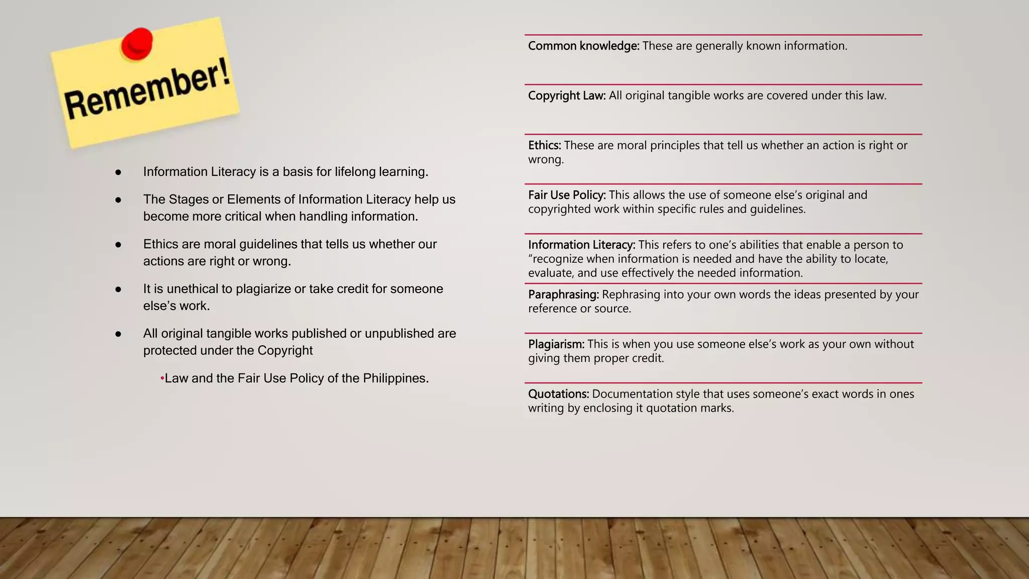 mil 7 Demonstrate ethical use of information..pptx