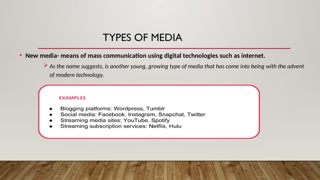 mil 8 Classify contents of different media types.pptx | Home ...