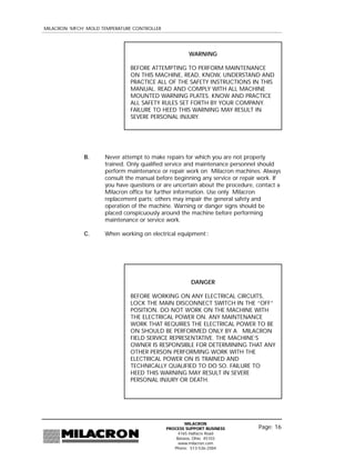 Milacron mfc hmanual | PDF