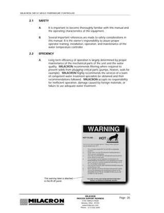 Milacron mfc hmanual | PDF