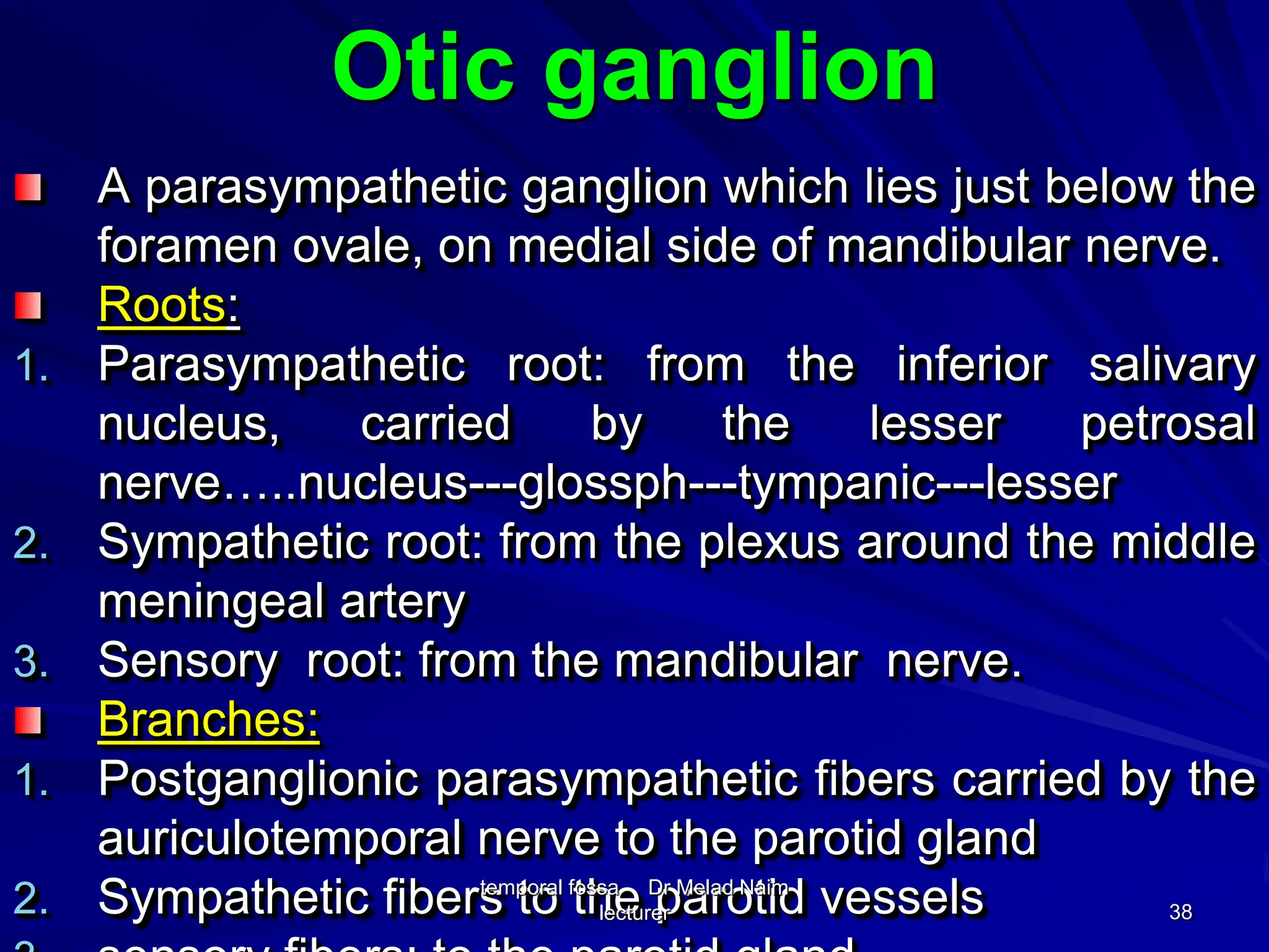 temporal and infratemporal fossa and it's content | PPT