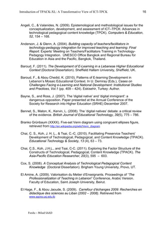 Milad saad presentation introduction of tpack xl2 | PDF