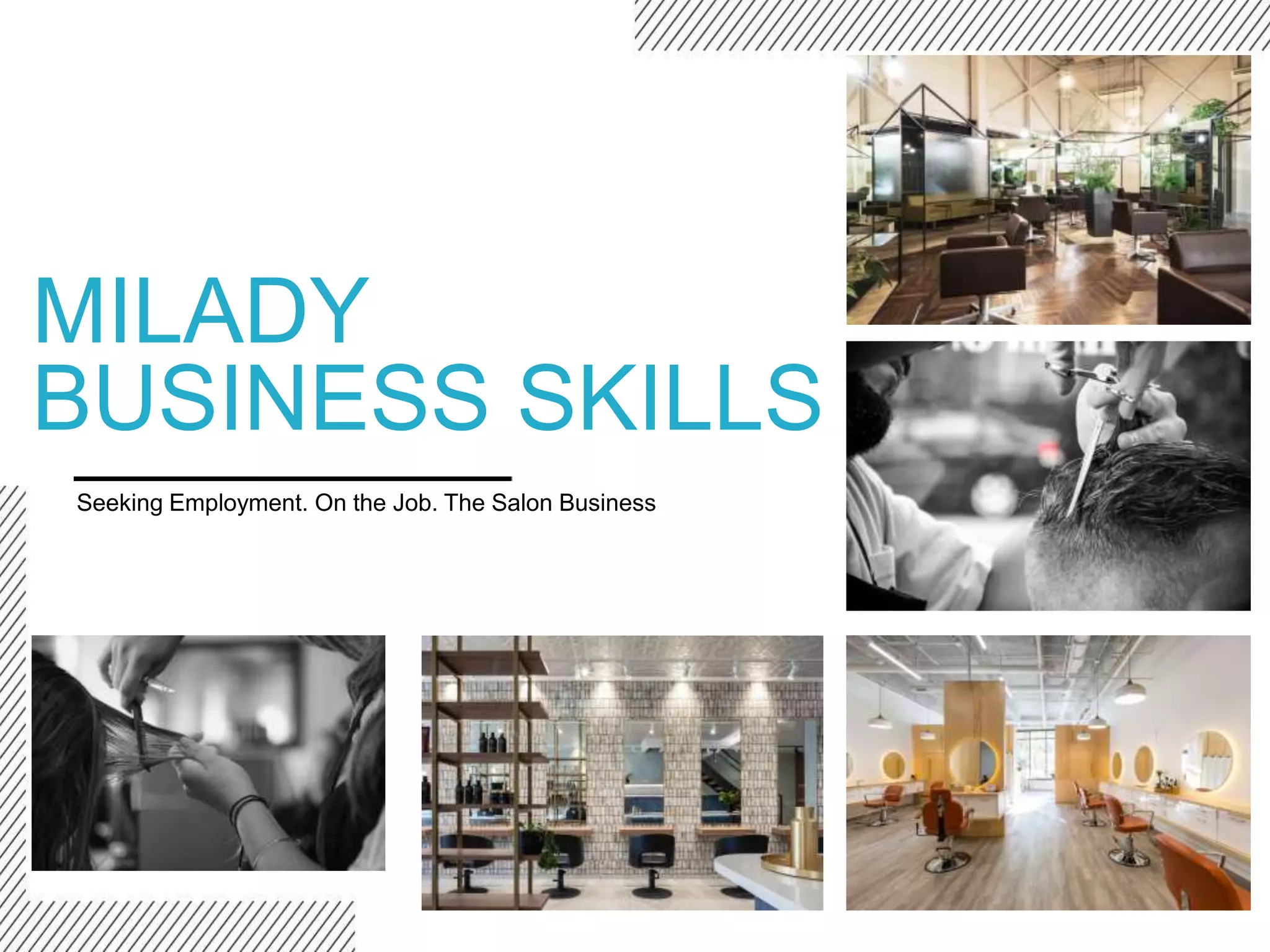Milady Business Skills 30 32 | PPTX