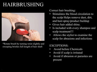 Milady ch 15 shampoo scalp care | PPT