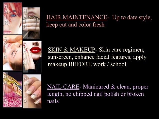 Milady chapter 3 professional image | PPTX