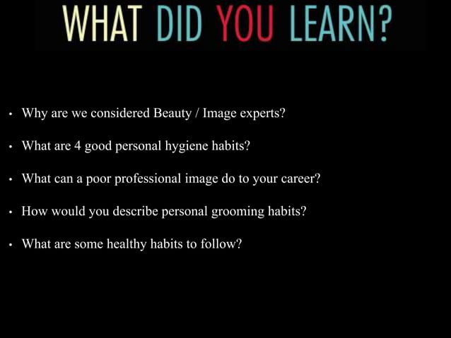 Milady chapter 3 professional image | PPTX