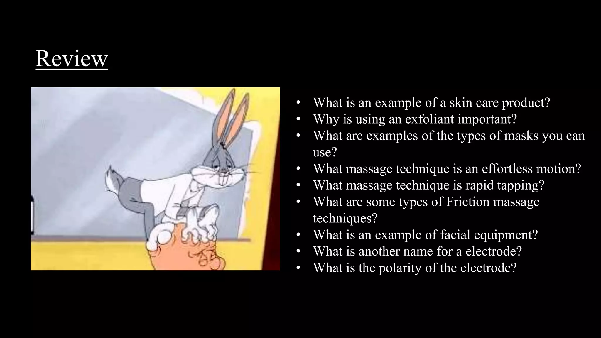 Milady facials | PPTX