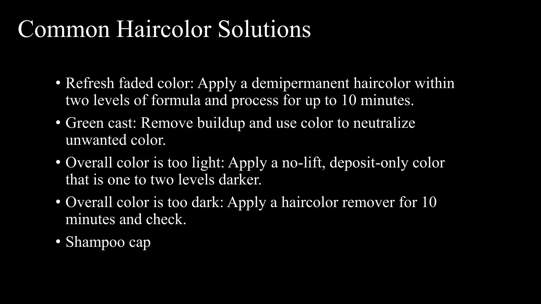 Milady Haircolor | PPTX