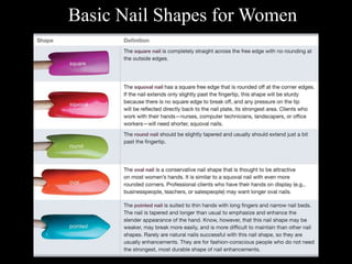 Milady manicuring ch 25 | PPTX