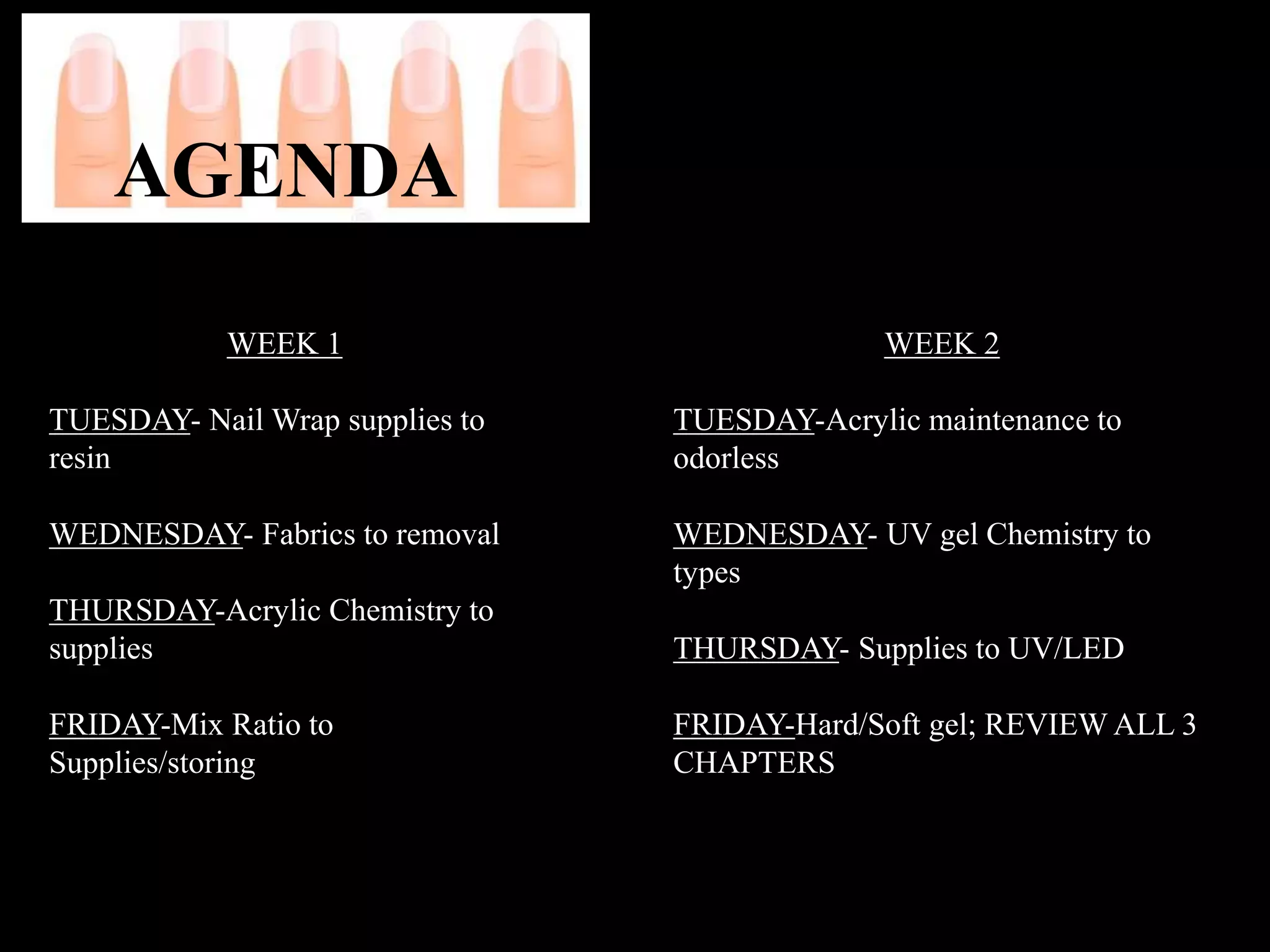 Milady nail enhancements ch 27, 28, 29 | PPTX