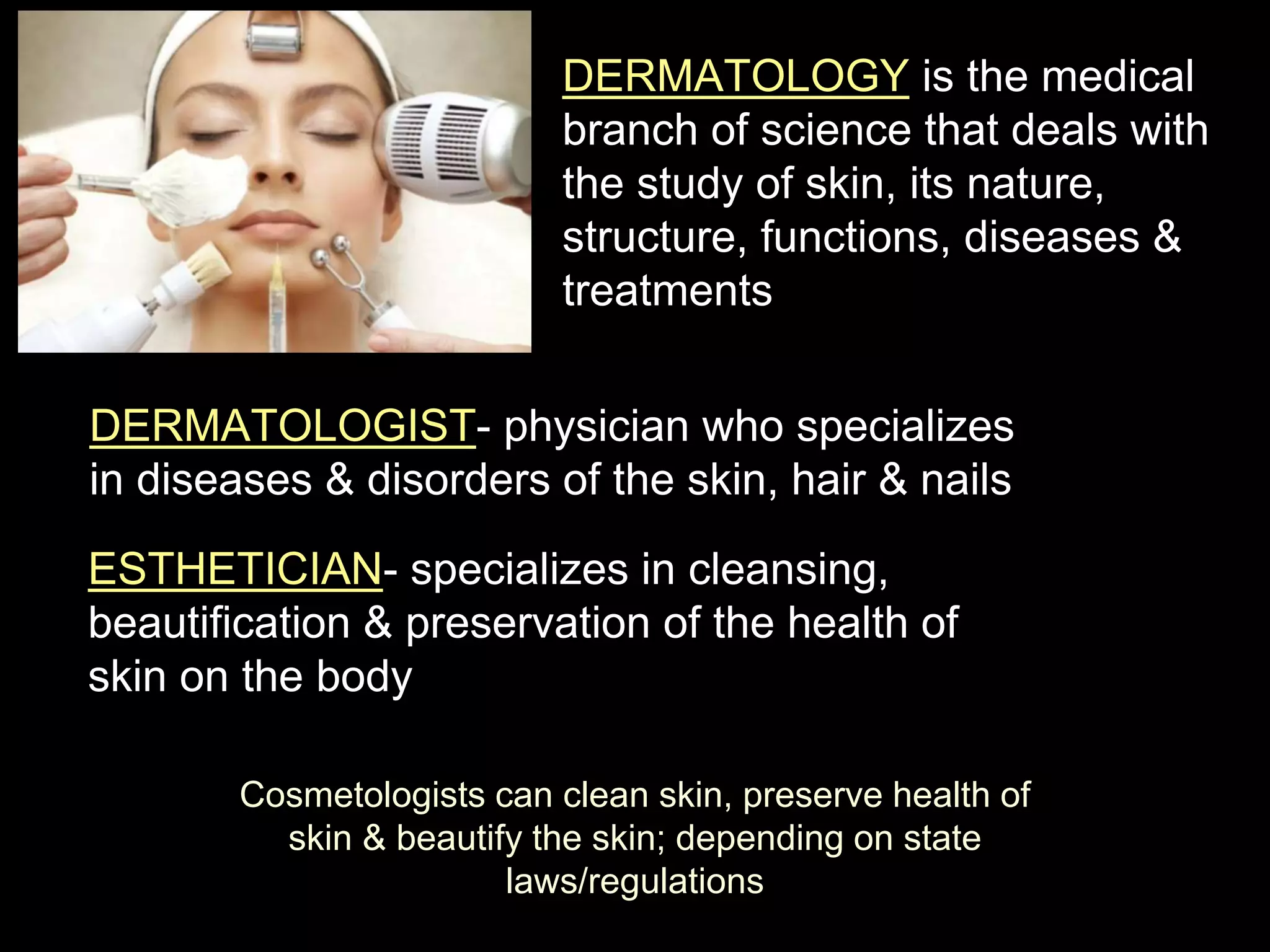 Milady skin structure, growth, nutrition | PPTX