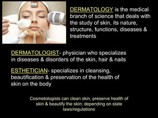 Milady skin structure, growth, nutrition | PPTX